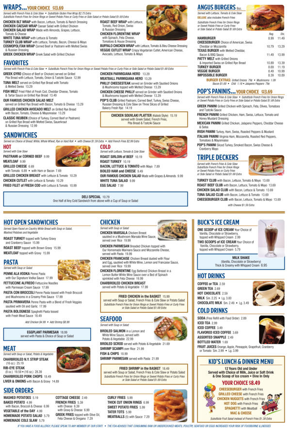 POP'S FAMILY RESTAURANT | MILFORD, CT